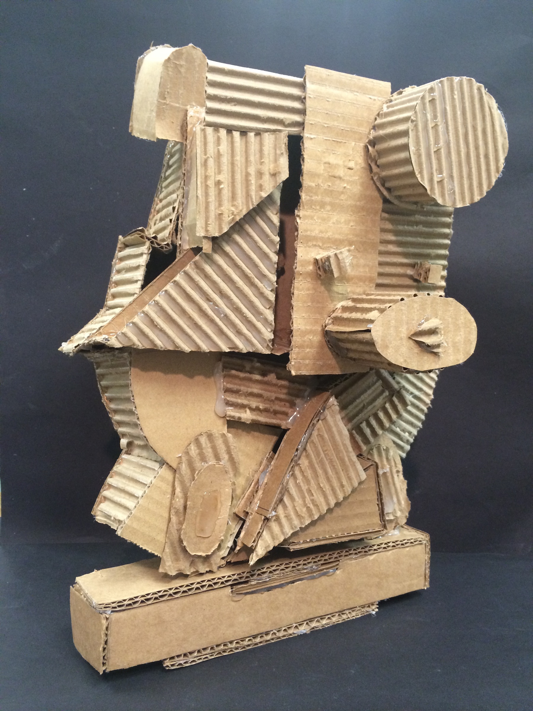 The SmARTteacher Resource Cardboard Cubist Sculptures